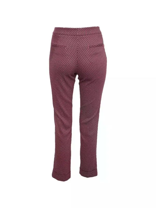 Etro Jacquard Straight-leg Trousers - Pink