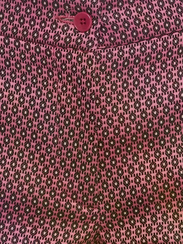 Etro Jacquard Straight-leg Trousers - Pink