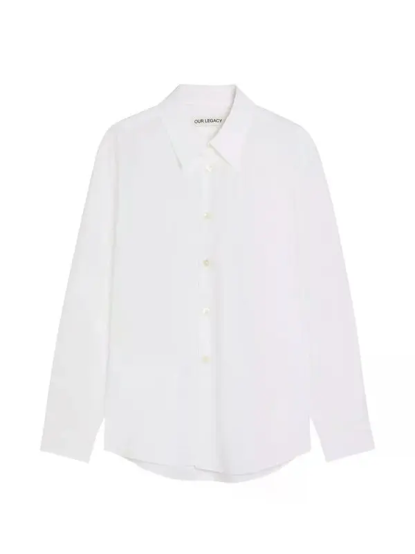 Our Legacy Beyond Long-sleeve Button-down Shirt - White