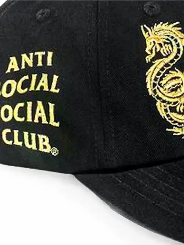 ANTI SOCIAL SOCIAL CLUB Dragon Embroidered Baseball Cap