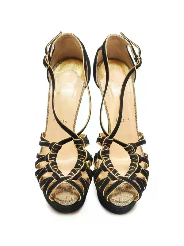 CHRISTIAN LOUBOUTIN Strappy Design Pumps