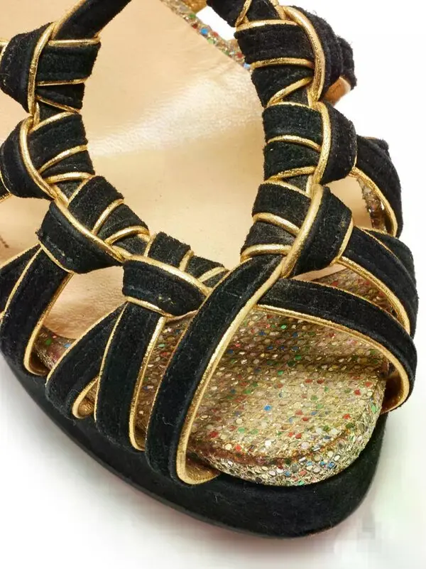 CHRISTIAN LOUBOUTIN Strappy Design Pumps