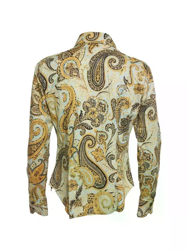 Etro Paisley Print Shirt - Yellow