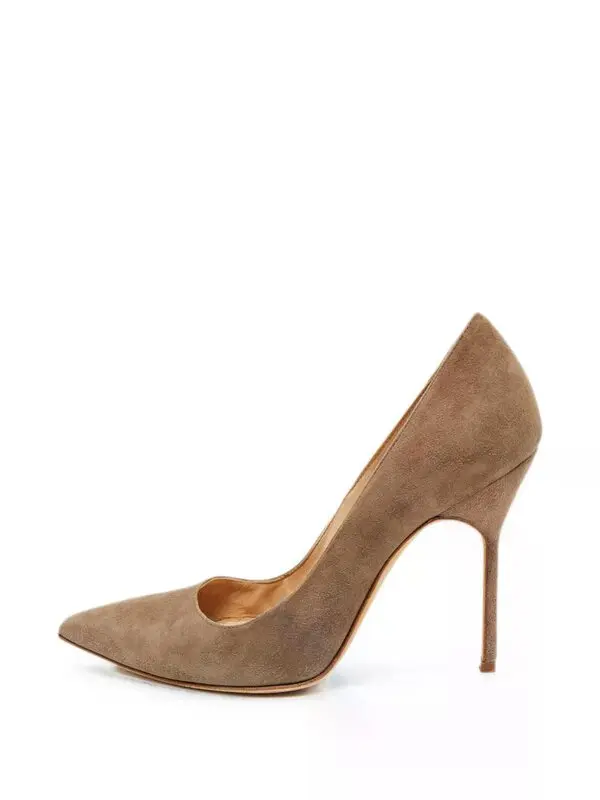 Manolo Blahnik Bb Leather Pumps