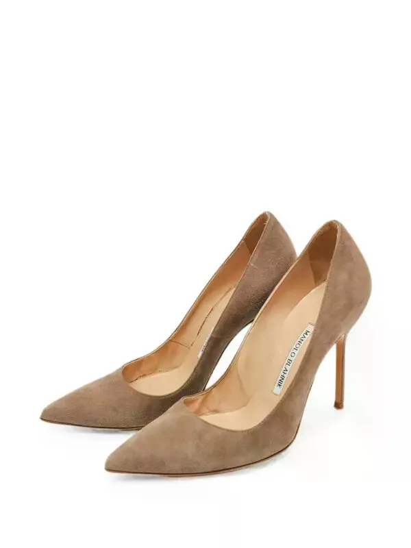 Manolo Blahnik Bb Leather Pumps