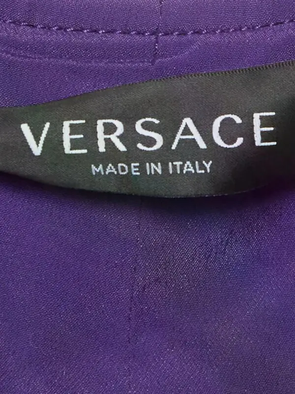 Versace Medusa Head Belted Mini Skirt