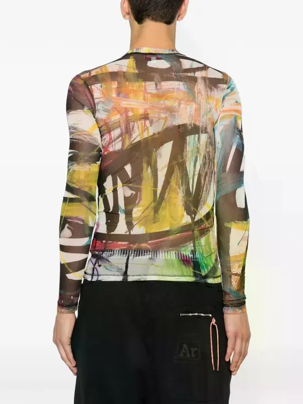 CHARLES JEFFREY Graphic Print Long Sleeve T-shirt