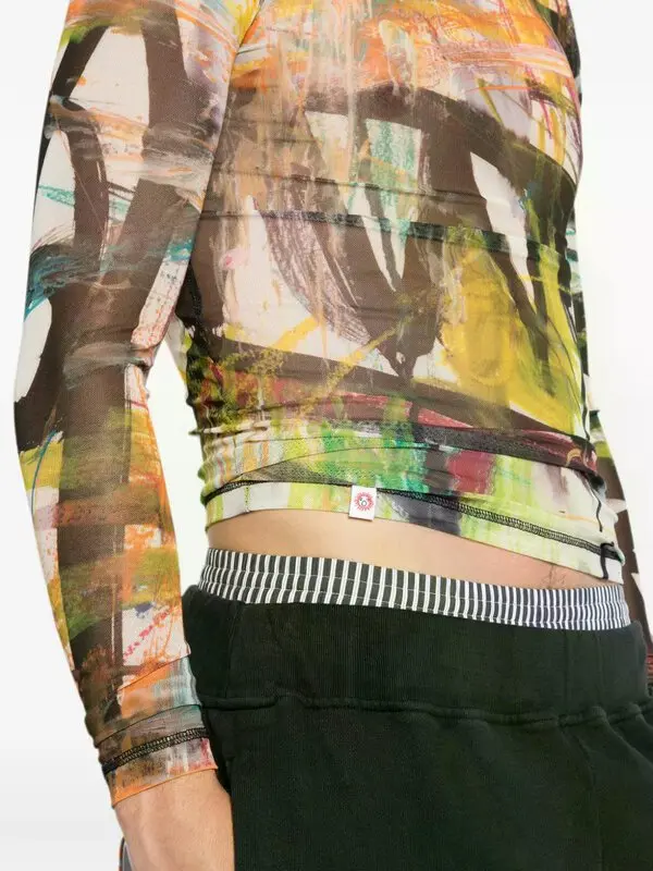 CHARLES JEFFREY Graphic Print Long Sleeve T-shirt