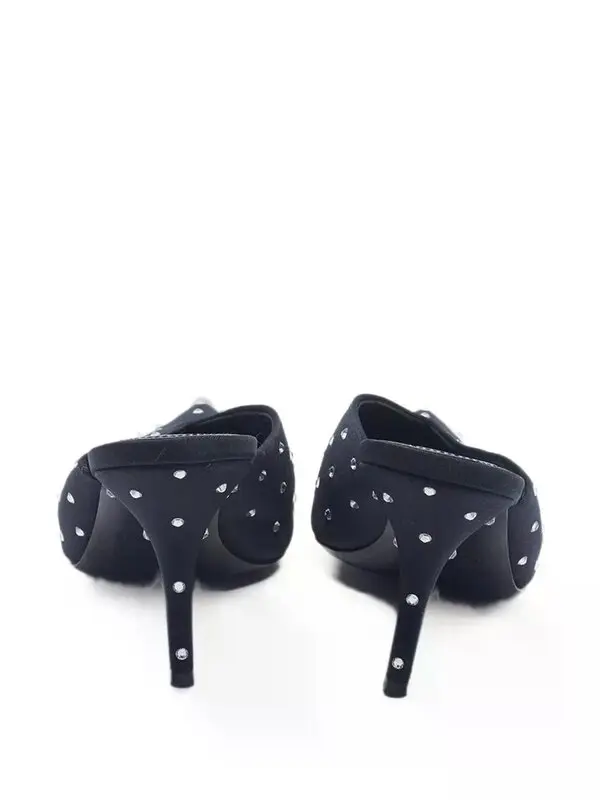 Balenciaga Crystal-embellished Heeled Mules