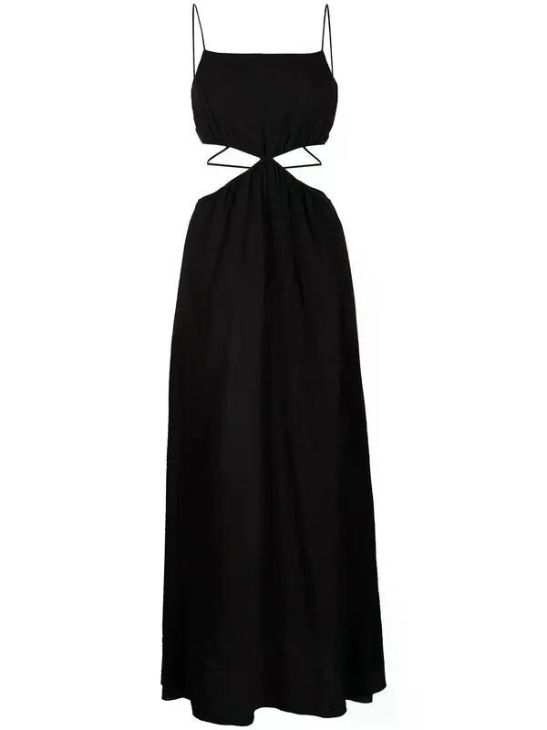 Simkhai Amora Cut-out Detail Dress - Black