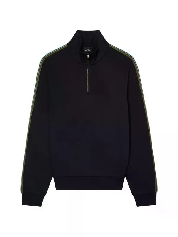 Paul Smith Quarter-zip Sweatshirt - Black