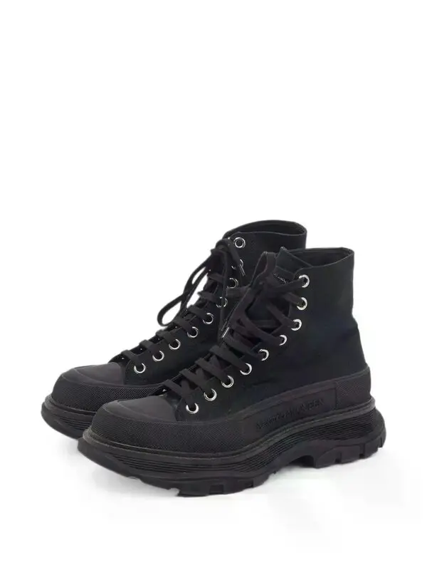 Alexander McQueen Tread Slick High-top Sneakers - Black
