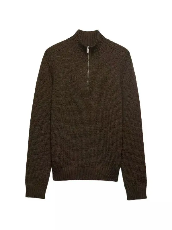 Prada Wool Half-zip Turtleneck