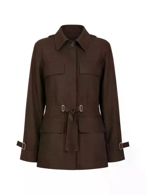 KULSON James Belted Jacket - Brown