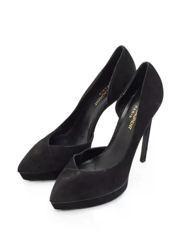 Saint Laurent Suede D'orsay Pumps