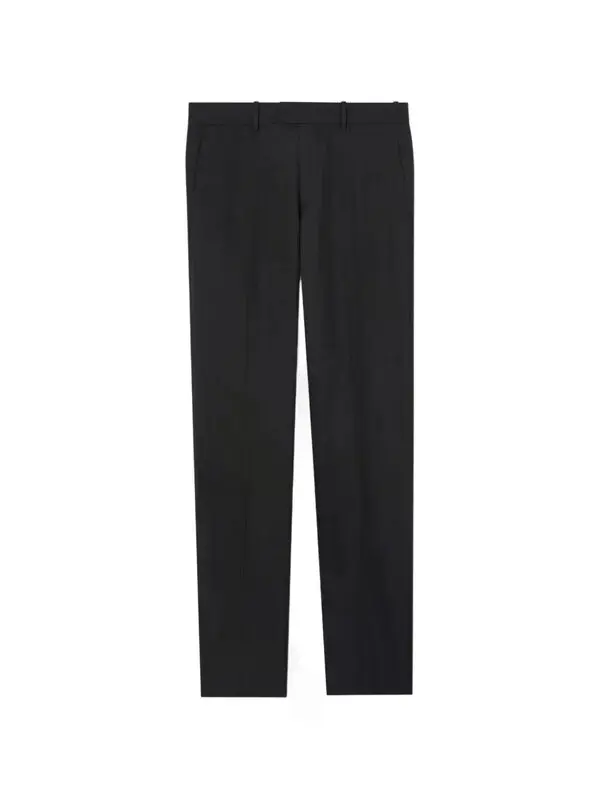 Burberry Bond Slim-fit Wool Trousers - Grey