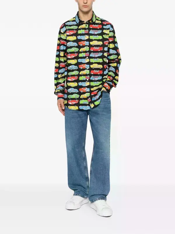 Moschino Car-print Shirt - Black