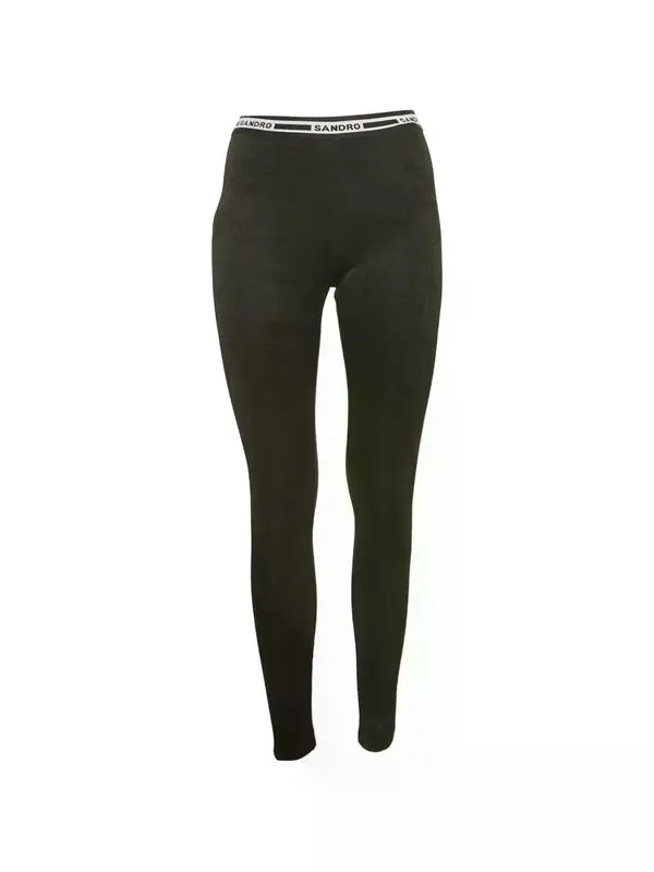 Sandro Logo-lettering Leggings