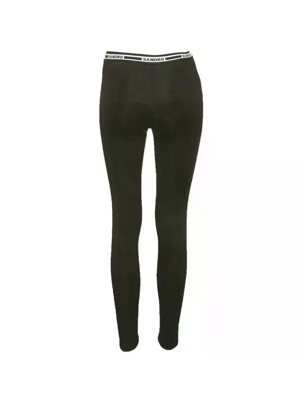 Sandro Logo-lettering Leggings