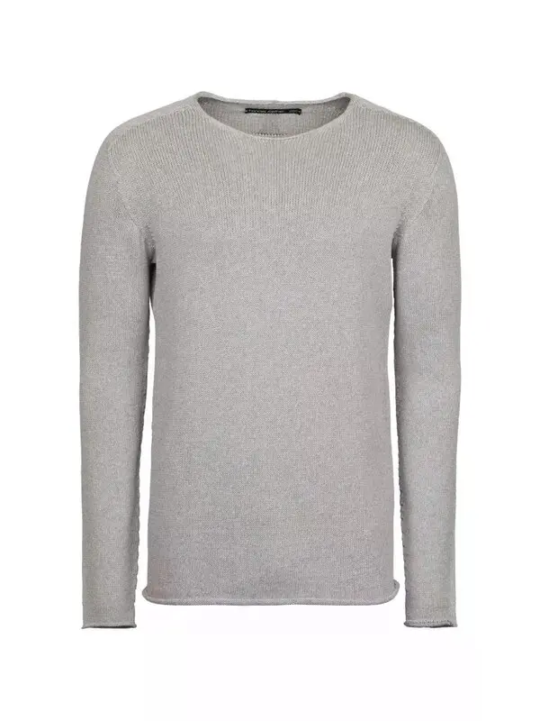 HANNES ROETHER Rolled-edge Fine-knit Sweater