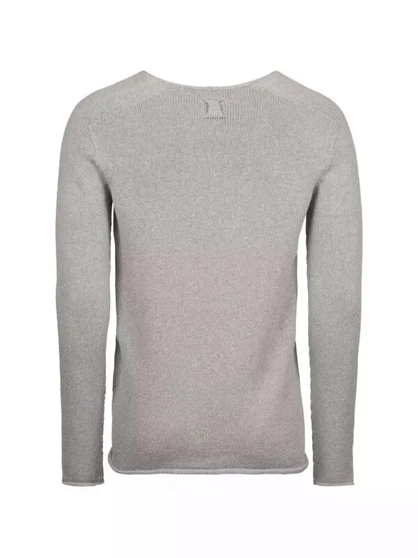 HANNES ROETHER Rolled-edge Fine-knit Sweater