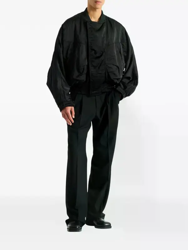 Balmain Textured Nylon Bomber Jacket
