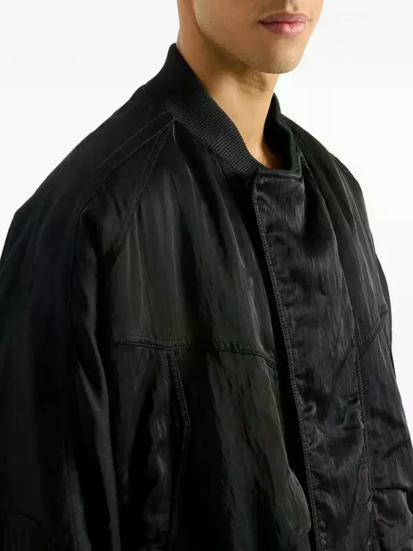 Balmain Textured Nylon Bomber Jacket