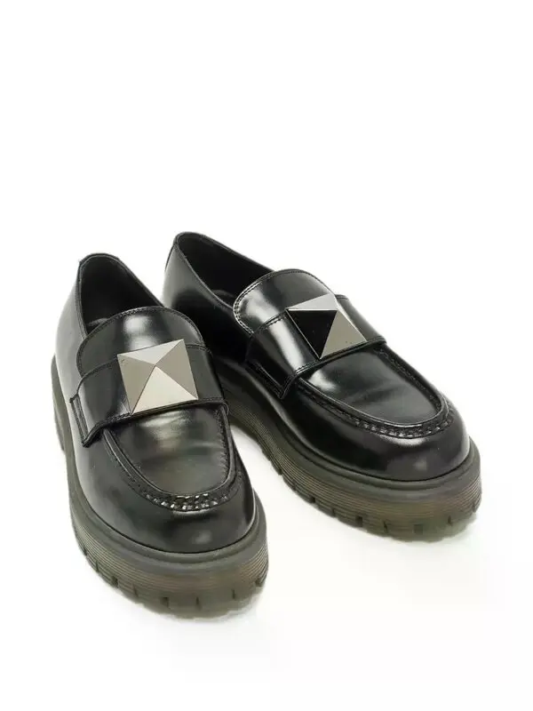 Valentino Garavani Rockstud Leather Loafers