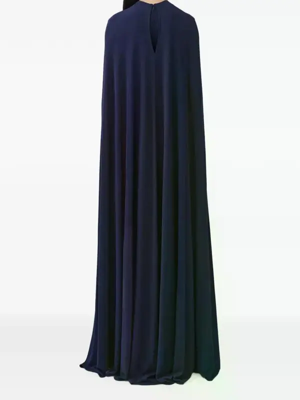 Simkhai Ruched Cape Gown