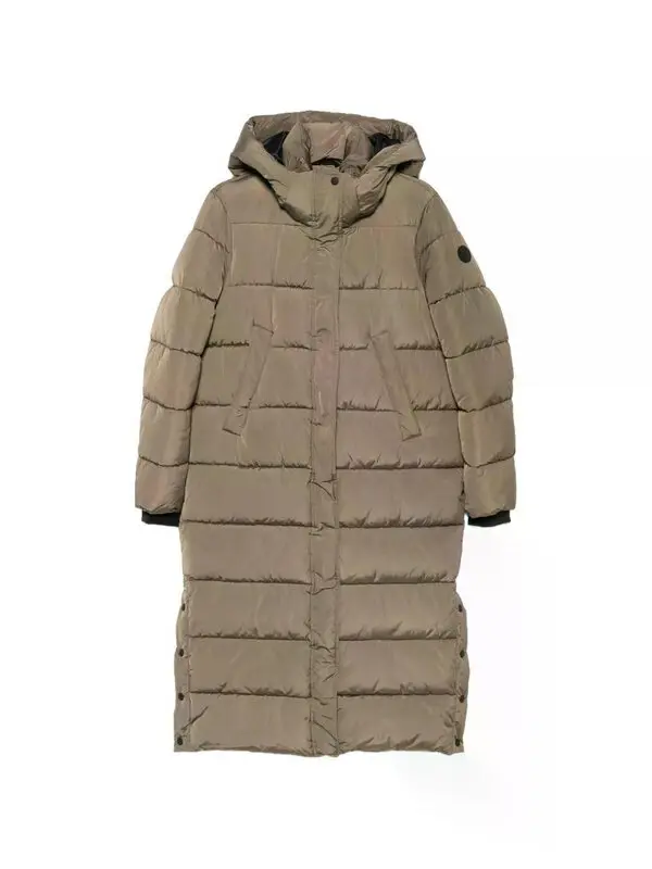 SERGIO MORETTI FIRENZE Zip-up Hooded Puffer Coat - Green