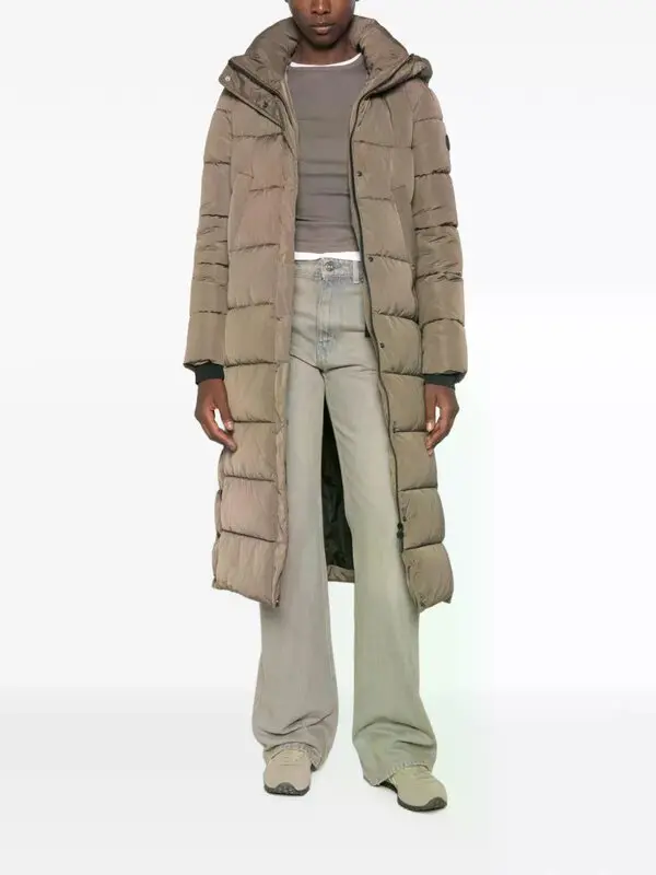 SERGIO MORETTI FIRENZE Zip-up Hooded Puffer Coat