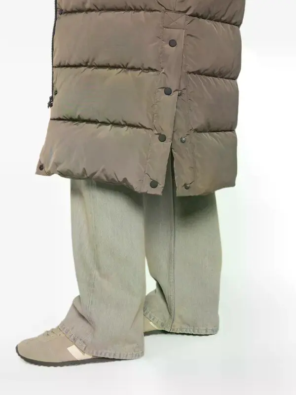 SERGIO MORETTI FIRENZE Zip-up Hooded Puffer Coat