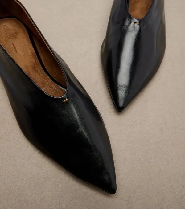 Khaite Miriam Leather Ballet Flats