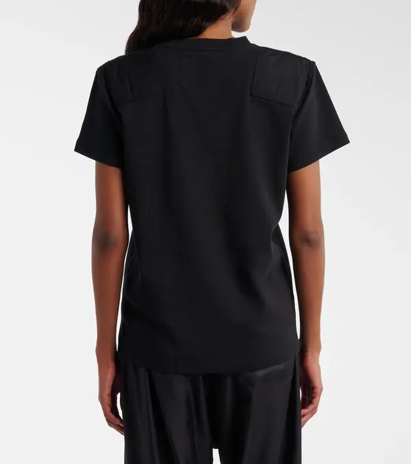 Phoebe Philo Patch-appliqué Cotton Jersey T-shirt