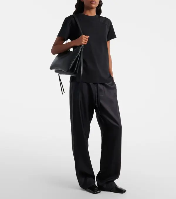 Phoebe Philo Patch-appliqué Cotton Jersey T-shirt