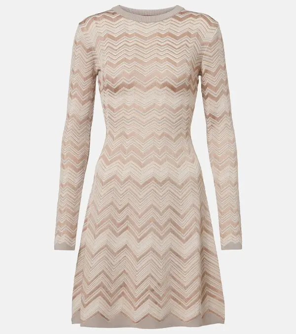 Missoni Zigzag Knitted Minidress