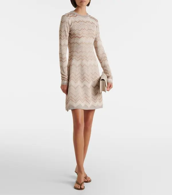 Missoni Zigzag Knitted Minidress