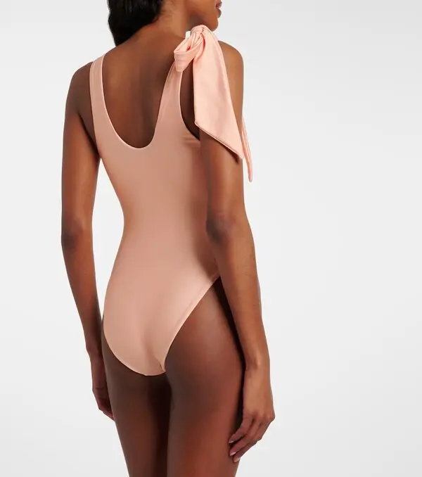 Chloé Printed One Piece Swimsuit - Orange