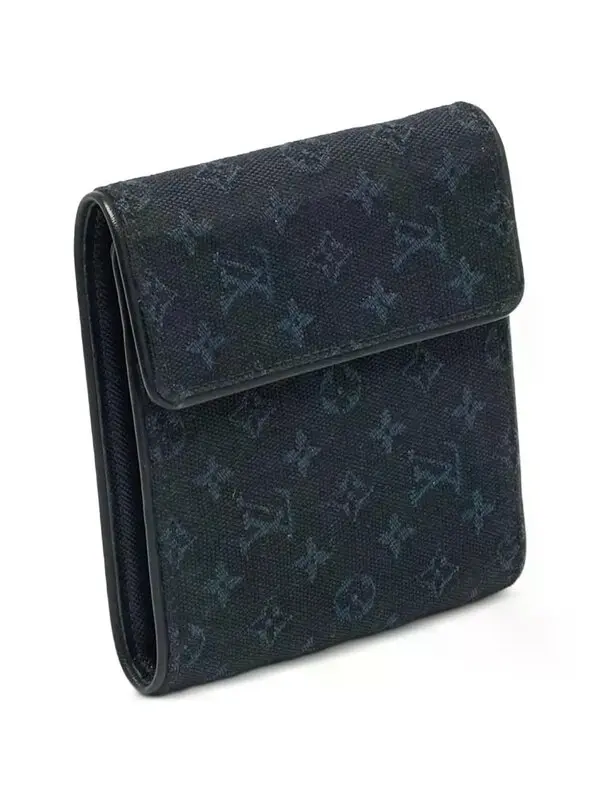 LOUIS VUITTON Monogram Mini Lin Compact Wallet