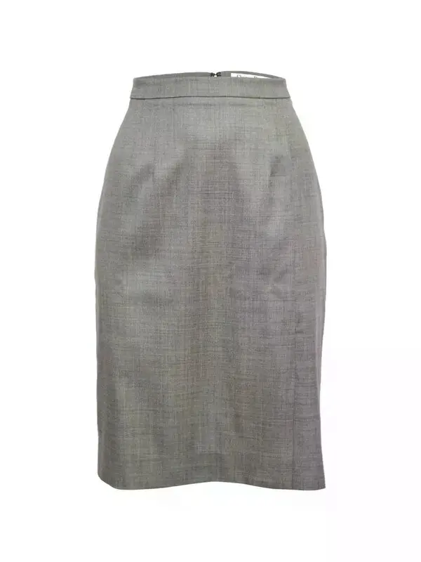 Dior Zip-up Pencil Skirt