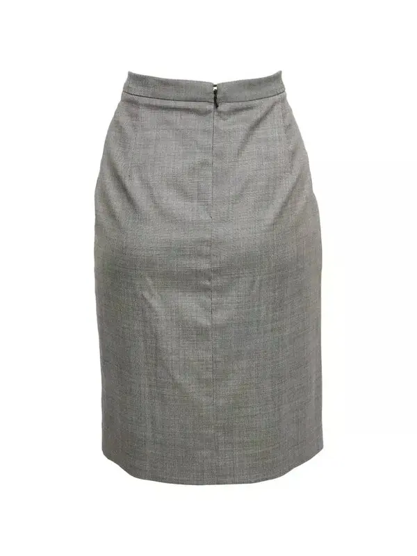 Dior Zip-up Pencil Skirt