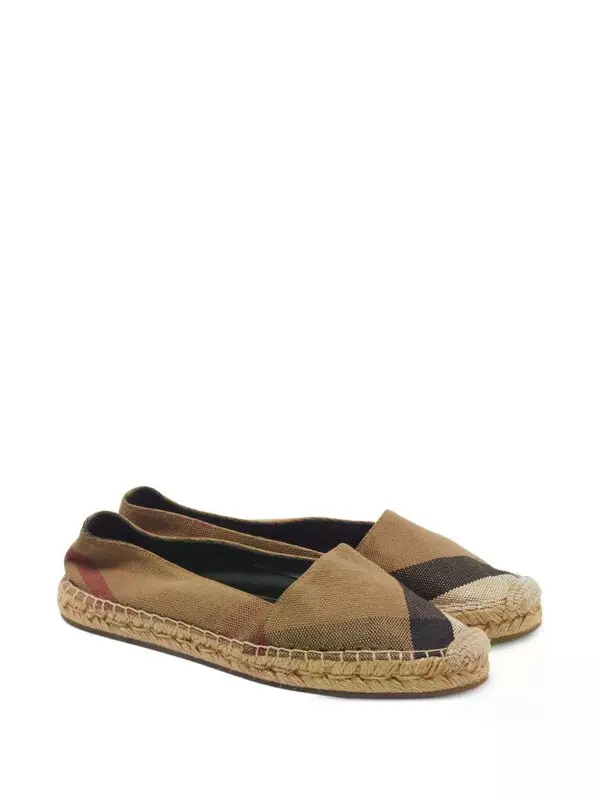 Burberry Nova Check Canvas Espadrilles