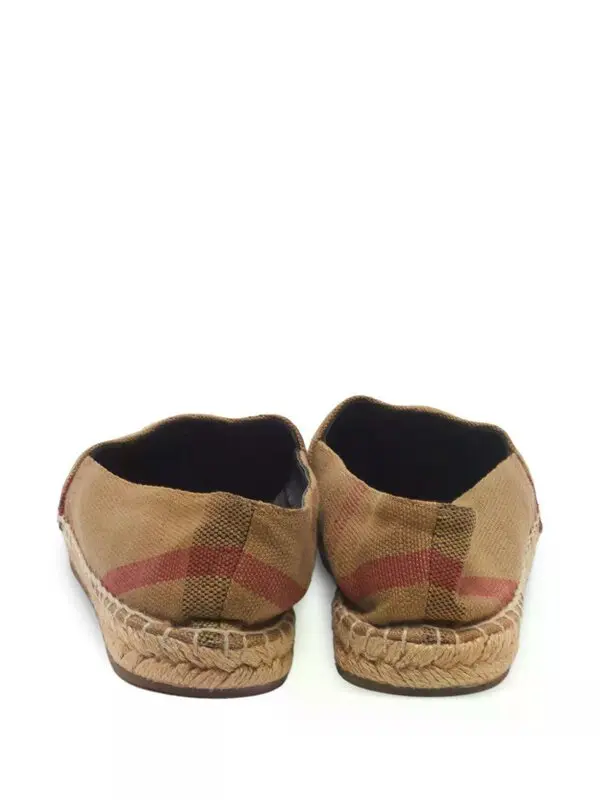 Burberry Nova Check Canvas Espadrilles
