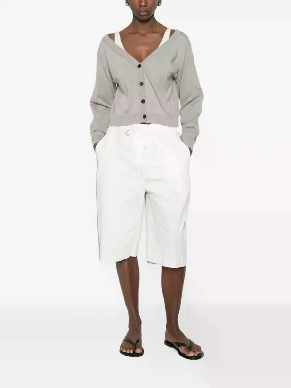 YCH V-neck Layered-effect Cardigan