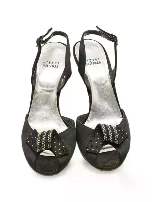 STUART WEITZMAN Embellished Slingback Sandals
