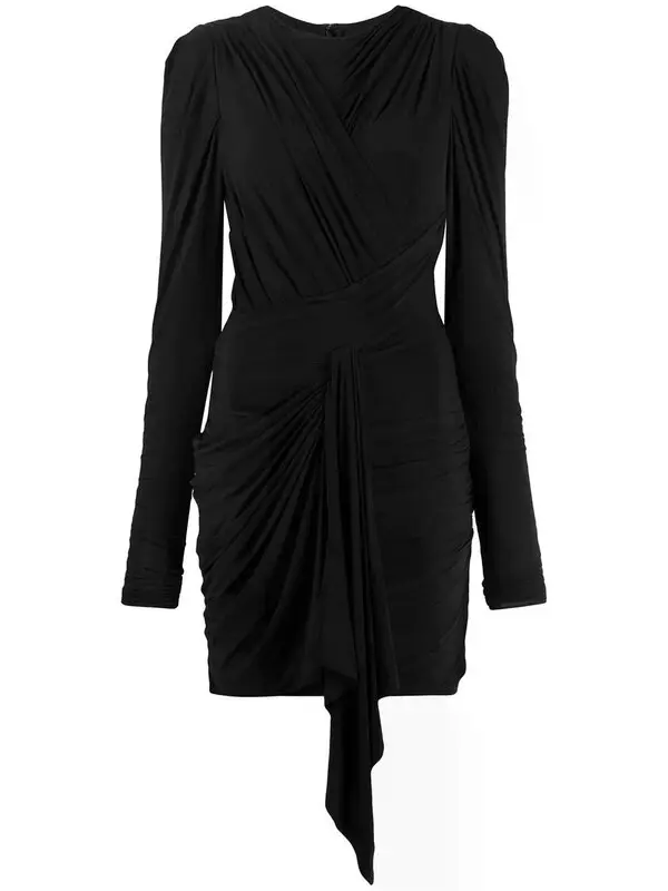 Isabel Marant Étoile Tonia Ruched Cocktail Dress - Black