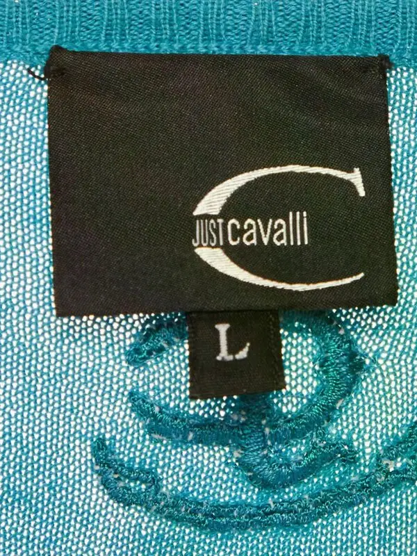 Just Cavalli Embroidered Jersey Tank Top