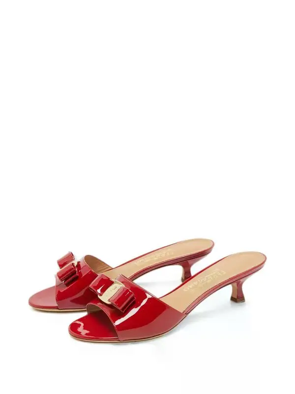 FERRAGAMO Vara Bow Heeled Sandals