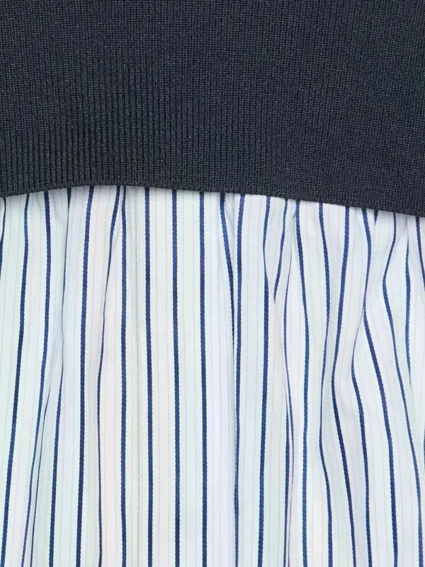 Victoria Beckham Striped Off-shoulder Top