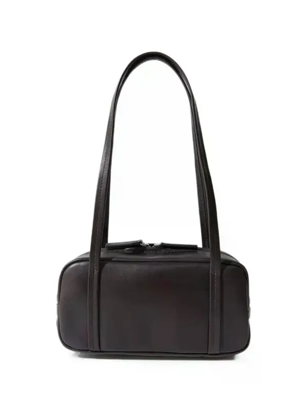 ST. AGNI Petit Dual Zip Shoulder Bag - Brown